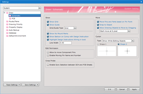Quadcept - Draw (Schematic)